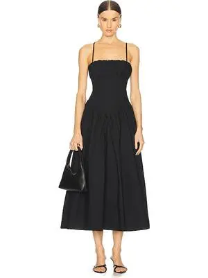 Majorelle Austin Midi Dress - Black