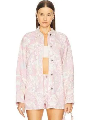 Retrofete Aurelie Denim Shirt - Pastel Paisley