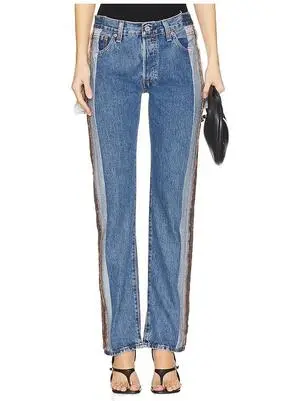 SAMI MIRO VINTAGE Porterhouse Vintage Denim Jeans - Med Blue
