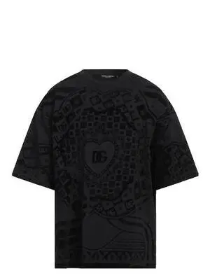 Dolce & Gabbana T-shirt Size Cotton, Polyamide, Elastane - Black