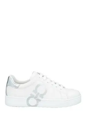 FERRAGAMO Calfskin Sneakers - White