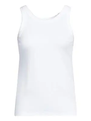 TOTEME Sleeveless Jersey Top - White