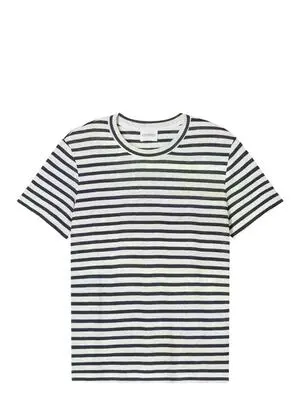 CLOSED Closed Linen Striped T-Shirt