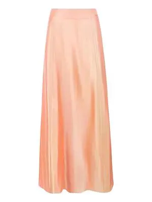 Staud Vinxenzo Silk Maxi Skirt - Pink