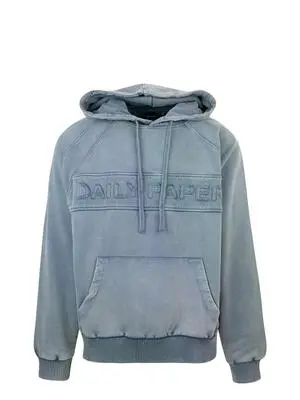 DAILY PAPER Logo-embroidered Hoodie - Grey
