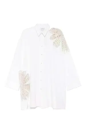 FORTE_FORTE Cotton Shirt - White
