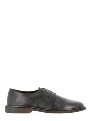 ALEXANDER HOTTO Leather Derby Shoes - Brown