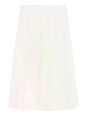 ALFIE Pleated Midi Skirt - Neutrals