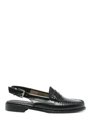 G.H.BASS G.h. Bass & Co. Weejuns Slingback Loafers - Black