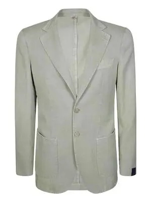 SANTANIELLO Single-breasted Blazer - Green
