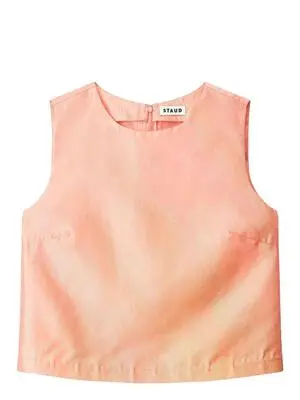 Staud Cassia Silk Top - Pink