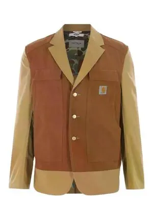 Junya Watanabe Panelled Blazer - Brown