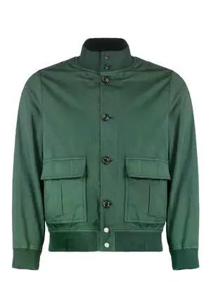 VALSTAR Button-up Bomber Jacket - Green