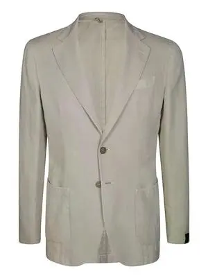 SANTANIELLO Single-breasted Blazer - Grey
