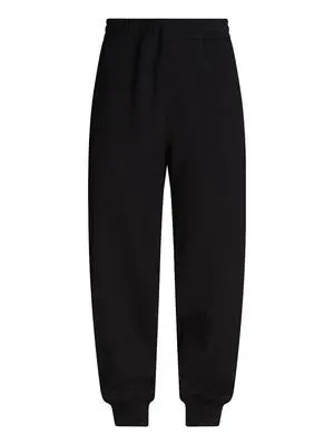 Alexander McQueen Cotton-terry Track Pants - Black