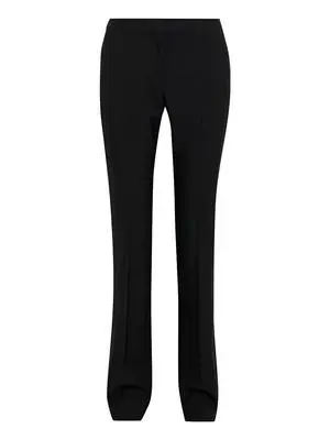 Alexander McQueen Wool-twill Bootcut Pants - Black