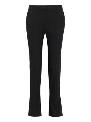 Alexander McQueen Wool Flared Trousers - Black