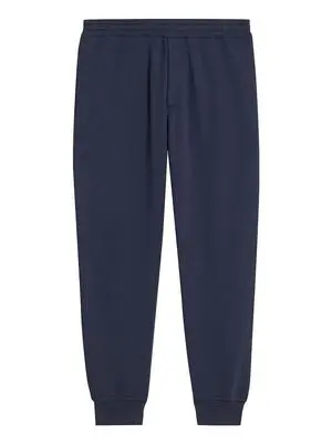 Alexander McQueen Printed French Cottonterry Sweatpants - Navy