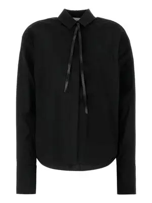 Sportmax Sportmax Mappa Tie-Detailed Shirt Black