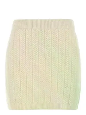 Sportmax Cable-knit Miniskirt - Neutrals