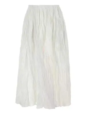 Co Pleated Maxi Skirt - White