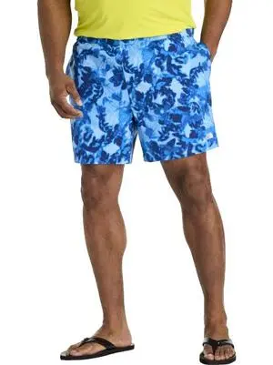 The North Face Pathfinder Relaxed Fit Pull-on Shorts - Hero Blue Print