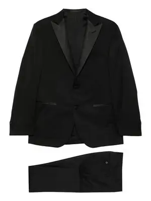 Corneliani Single-breasted Dinner Suit - Black