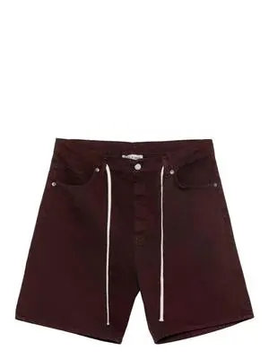 STATE OF ORDER Denim Shorts - Red