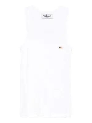 Fiorucci Angel Patch Tank Top - White