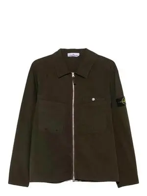 Stone Island Compass-badge Overshirt - Green