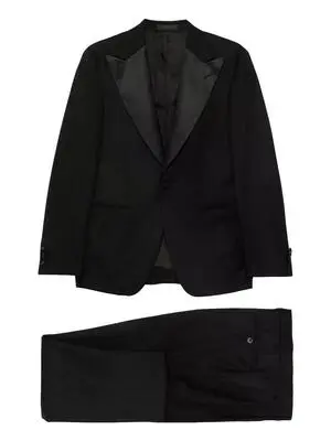 Corneliani Single-breasted Dinner Suit - Black