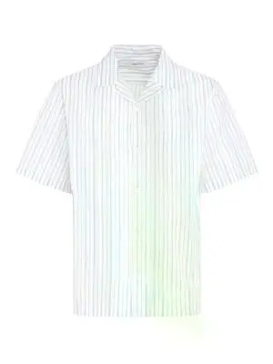 Alexander McQueen Striped Cotton Shirt - White