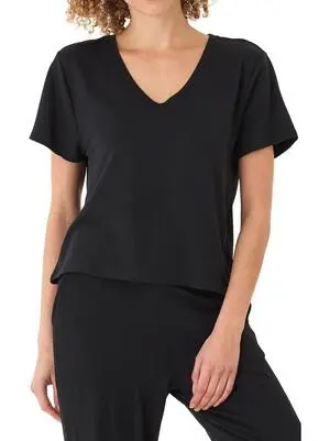 THREADS 4 THOUGHT Bettine Terry T-Shirt Black