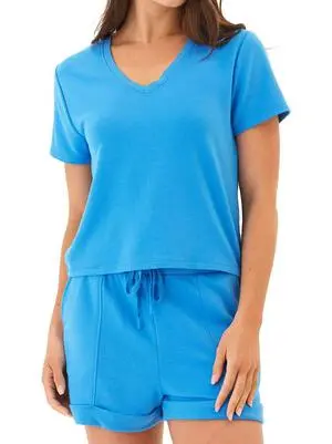 THREADS 4 THOUGHT Bettine Terry T-Shirt Coastal Blue