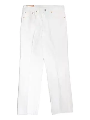 KAPTAIN SUNSHINE Skate Shoecut Jeans - White