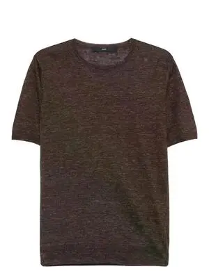 SAPIO Linen Top - Brown