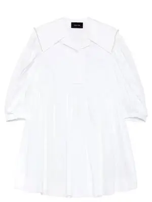 Simone Rocha Beaded Sailor-collar Mini Dress - White