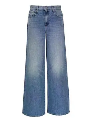 TWP Washed Wide-leg Jeans - Blue