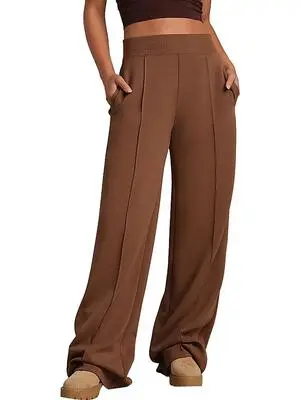 RHONE Wide Leg Pants - Chestnut Brown