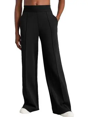 RHONE Wide Leg Pants - Pure Black