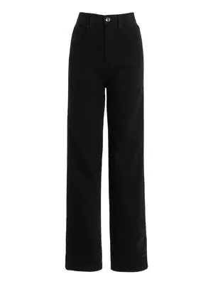 RÙADH Exclusive Kerr Stretch Ultra-high Straight-leg Jeans - Black