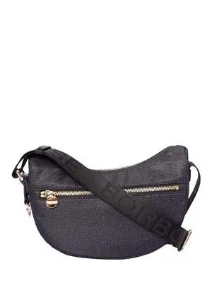 Borbonese Luna Mini Bag Y66 Dark Black