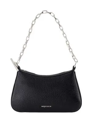 Alexander McQueen Mini Cross Bar Purse - Black