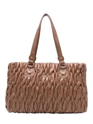 Liu Jo Quilted Shoulder Bag - Brown
