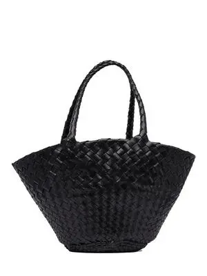 Dragon Diffusion Dragon Diffusion Small Woven Shoulder Bag Black