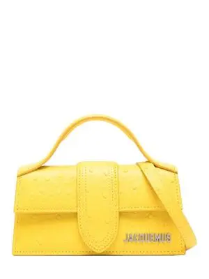 Jacquemus Le Bambino Leather Handbag Yellow