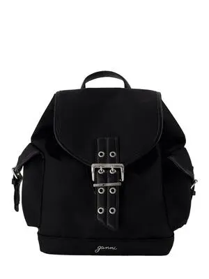 GANNI Small Backpack - Black
