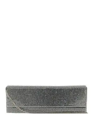 Amina Muaddi Amini Paloma Clutch - Silver