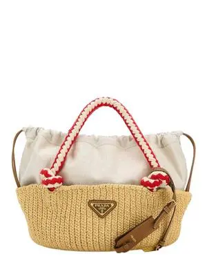 Prada Cleo Shoulder Bag Beige O Tan