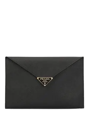 Prada Envelope Clutch - Black